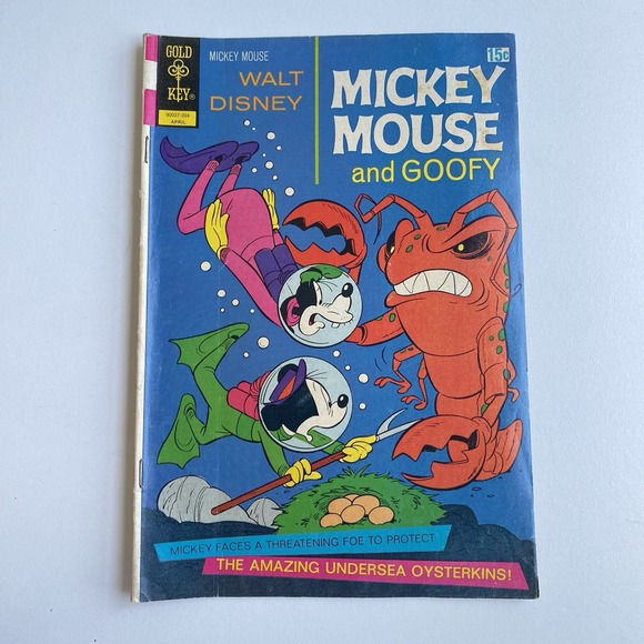 Toys | Mickey Mouse And Goofy April 1972 Walt Disney Gold Key Comics ...